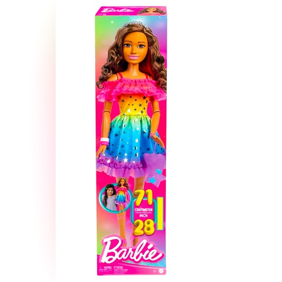 Barbie | Toys | Barbie Brown Hair 2 Ft Tall Doll | Poshmark